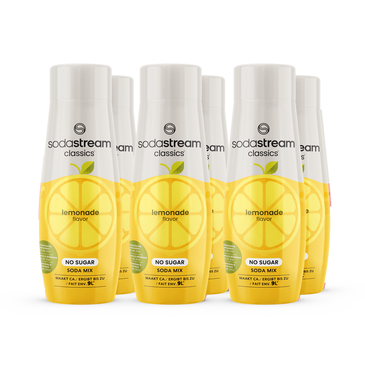 SodaStream Classics - Fruit Flavours - Lemonade Zero 6-pack – Nederland
