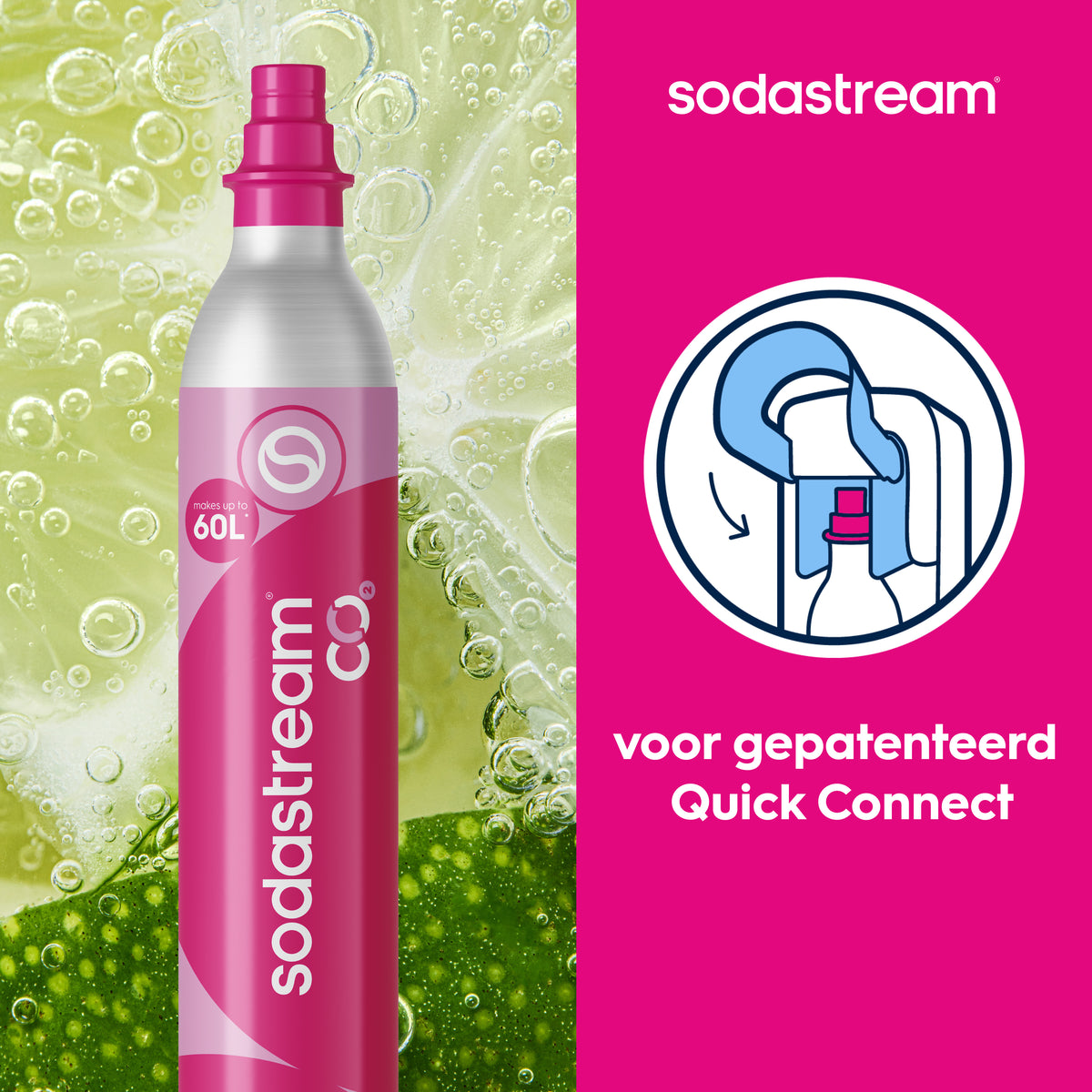 SodaStream 60L Co2 Cilinder omruilen & Koolzuurcilinder navulling ...